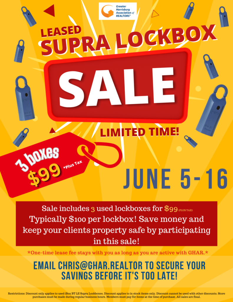 Electronic Keypad/Lockbox | Greater Harrisburg Association of REALTORS®